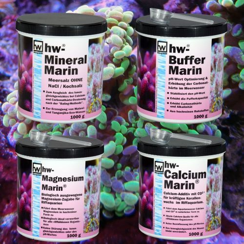 Mineral salt for marine aquariums from hw-Wiegandt